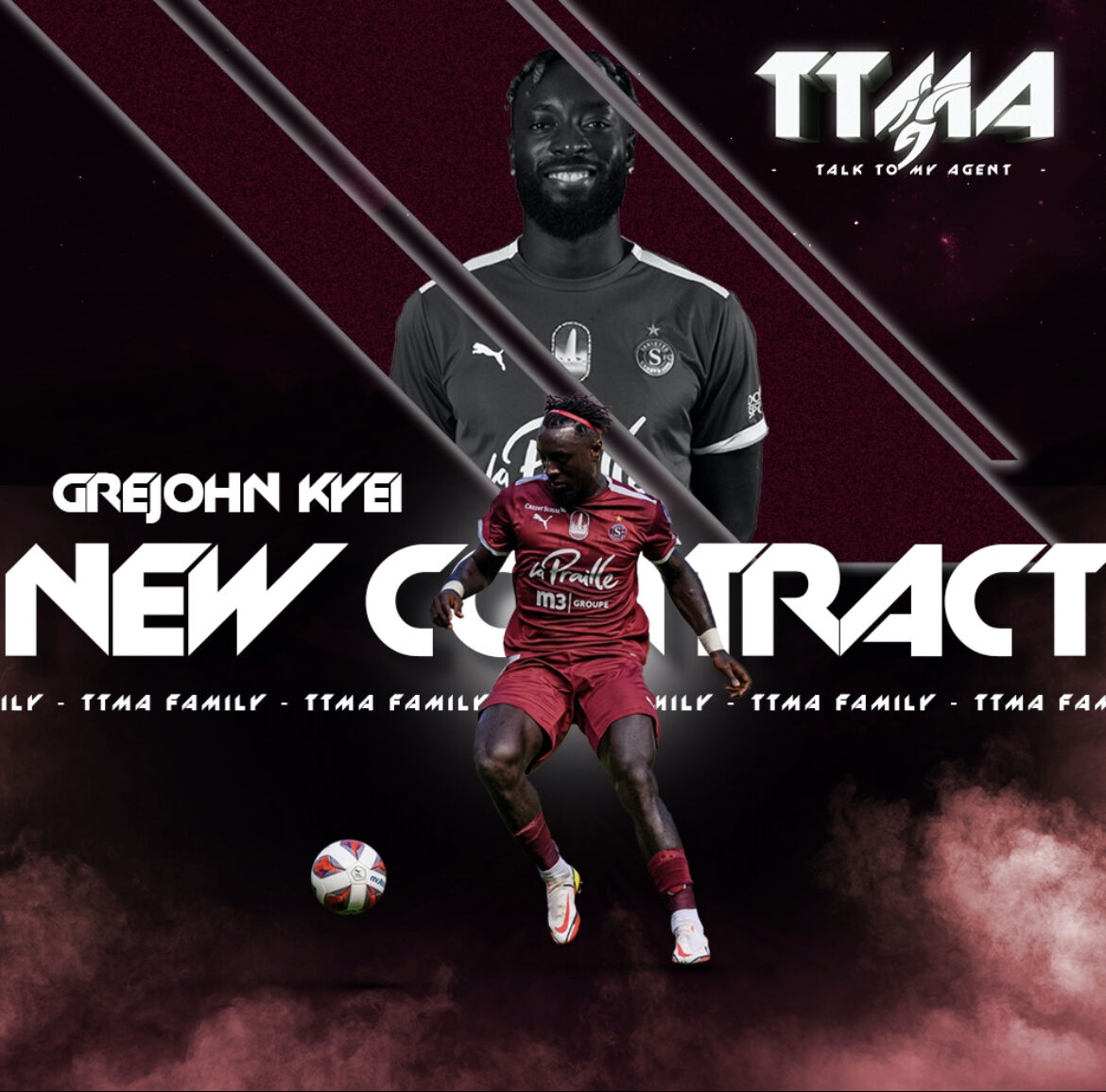 Prolongation de contrat pour Grejohn KYEI avec TTMA - TTMA - Talk to My ... Prolongation de contrat pour Grejohn KYEI avec TTMA - TTMA - Talk to My ...
